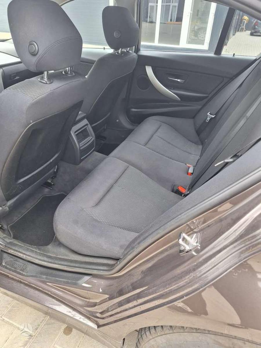 Brown BMW 316 2014 in Kaunas, with an engine capacity of 2.00 L and mileage of 388 thousand km for 6150 €, photo 13 on AUTOMOTO.COM.LV