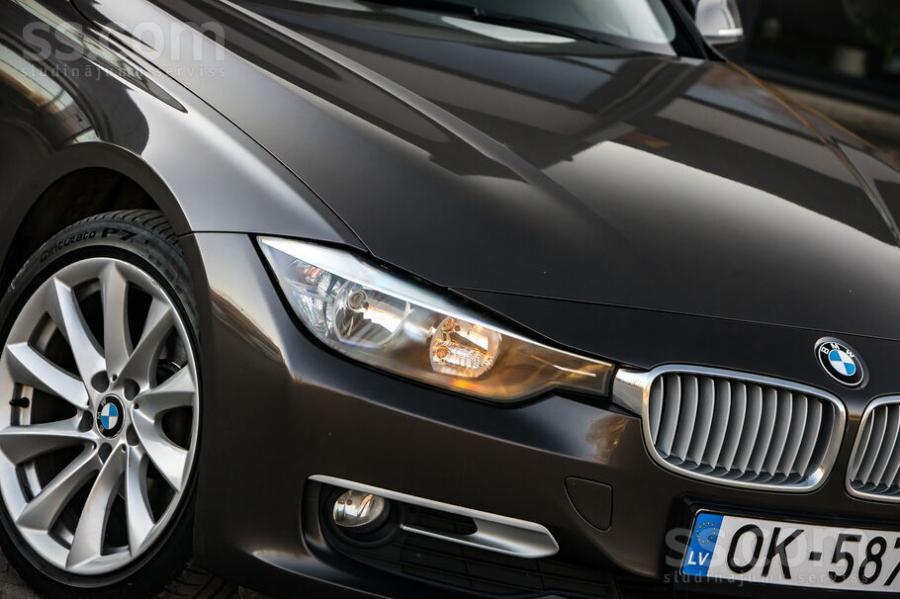 Brown BMW 316 2013 in Jelgava, with an engine capacity of 2.00 L and mileage of 0 thousand km for 7650 €, photo 8 on AUTOMOTO.COM.LV