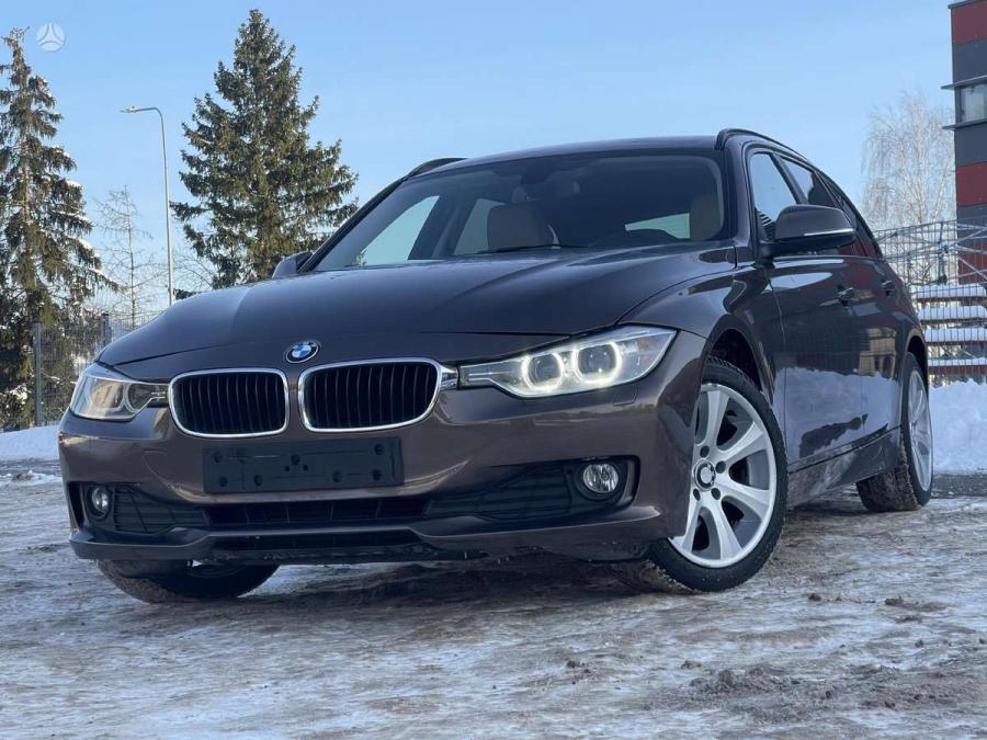 Brown BMW 316 2014 in Vilnius, with an engine capacity of 2.00 L and mileage of 230 thousand km for 7999 €, photo 14 on AUTOMOTO.COM.LV