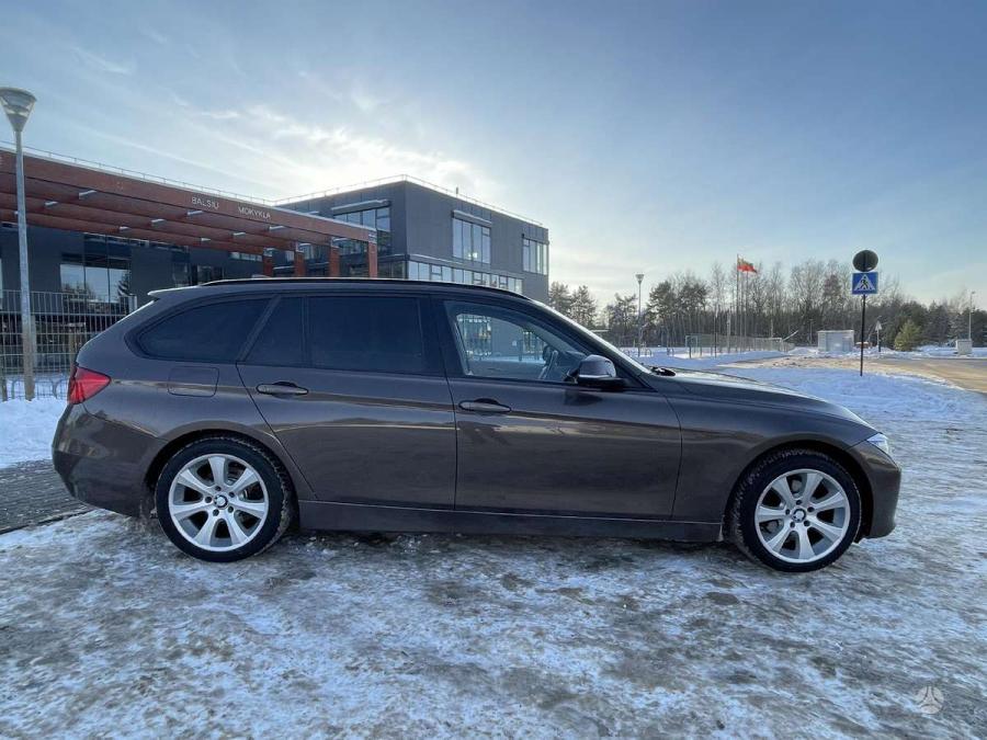 Brown BMW 316 2014 in Vilnius, with an engine capacity of 2.00 L and mileage of 231 thousand km for 8450 €, photo 15 on AUTOMOTO.COM.LV