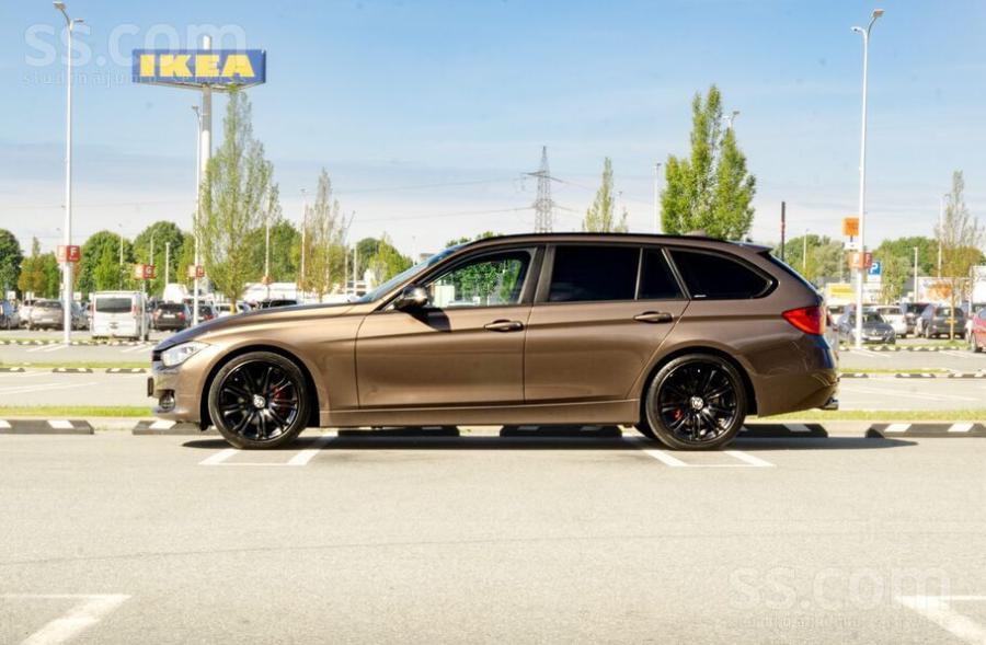 Brown BMW 316 2014 in Riga, with an engine capacity of 2.00 L and mileage of 296 thousand km for 7290 €, photo 6 on AUTOMOTO.COM.LV
