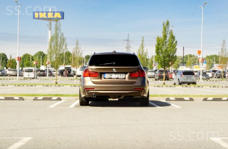 Brown BMW 316 2014 in Riga, with an engine capacity of 2.00 L and mileage of 296 thousand km for 7290 €, photo 8 on AUTOMOTO.COM.LV