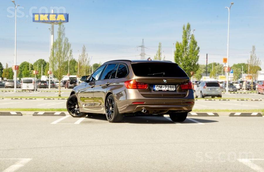 Brown BMW 316 2014 in Riga, with an engine capacity of 2.00 L and mileage of 296 thousand km for 7290 €, photo 9 on AUTOMOTO.COM.LV