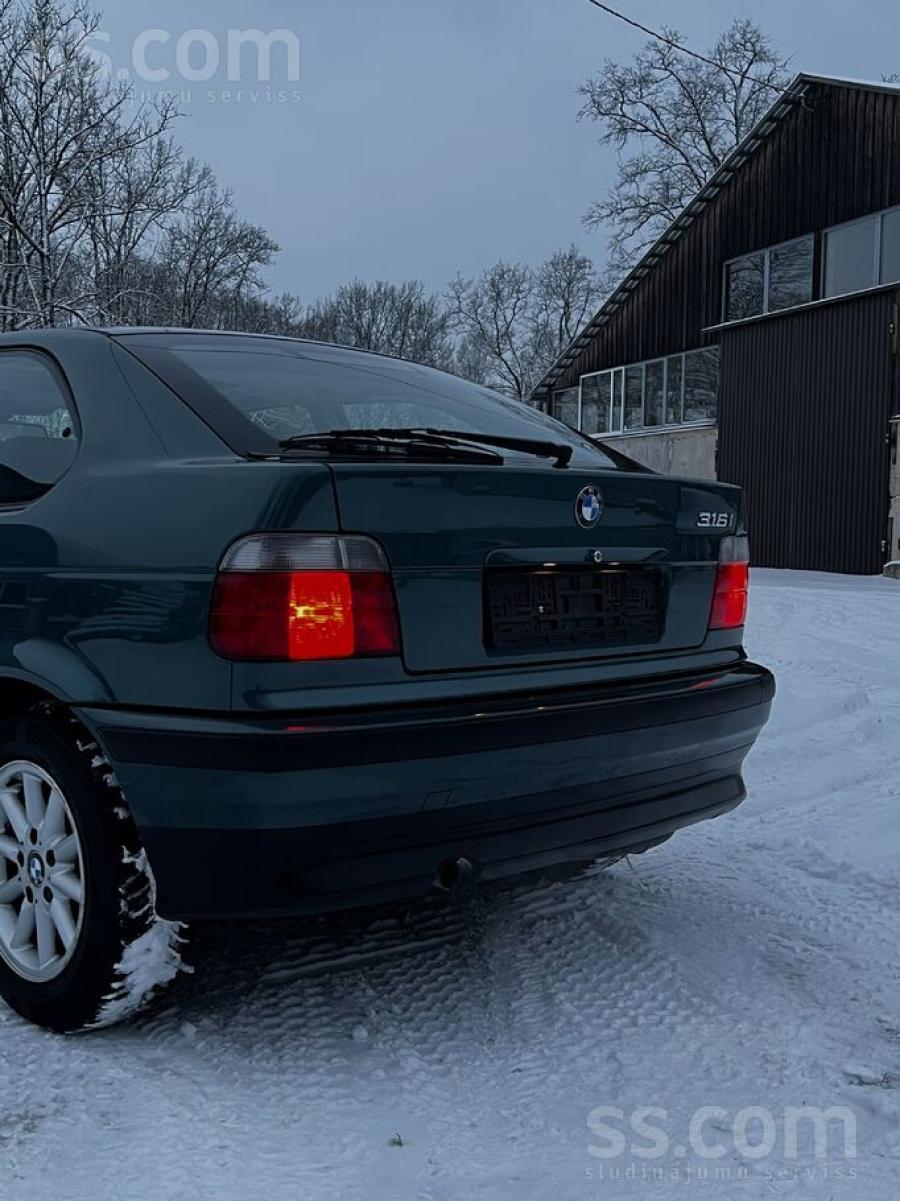 Zaļš BMW 316 1997 Cēsis, ar dzinēja tilpumu 1.60 L un nobraukumu 97 tūkst. km par 4520 €, foto 6 vietnē AUTOMOTO.COM.LV