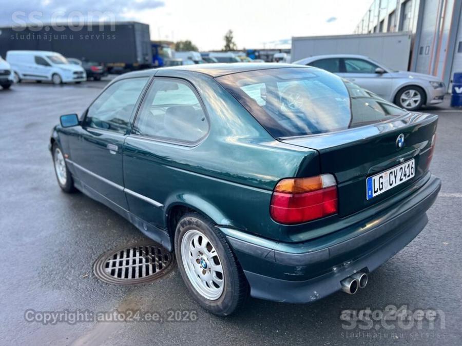 Zaļš BMW 316 1998 Tallina, ar dzinēja tilpumu 1.60 L un nobraukumu 160 tūkst. km par 2000 €, foto 8 vietnē AUTOMOTO.COM.LV