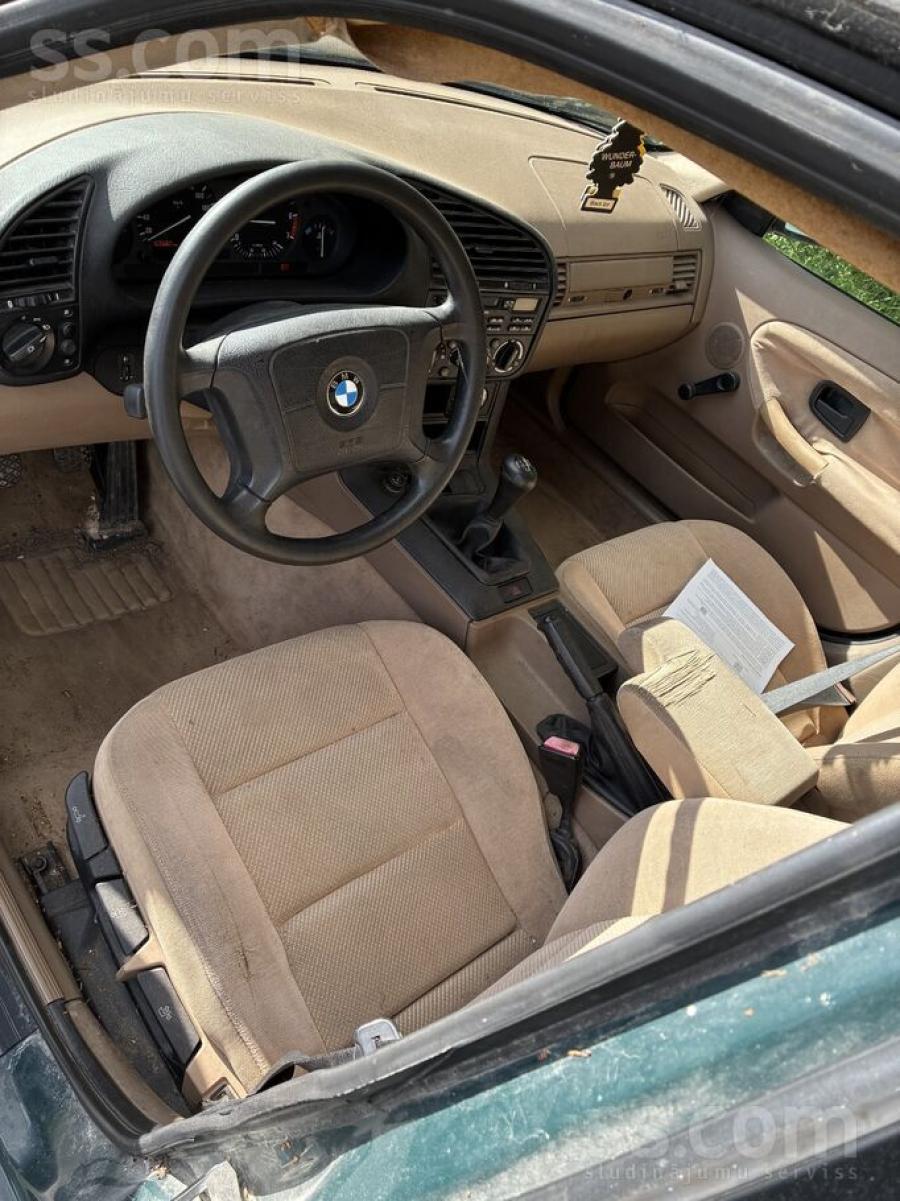 Zaļš BMW 316 1995 Jelgava, ar dzinēja tilpumu 2.50 L un nobraukumu 161 tūkst. km par 3350 €, foto 9 vietnē AUTOMOTO.COM.LV