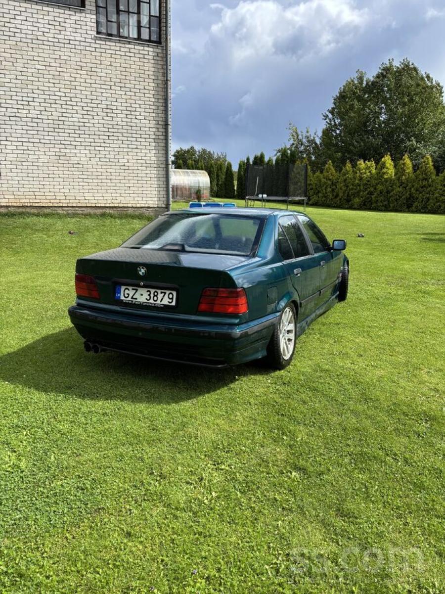 Green BMW 316 1996 in Talsi, with an engine capacity of 2.00 L and mileage of 191 thousand km for 3050 €, photo 5 on AUTOMOTO.COM.LV