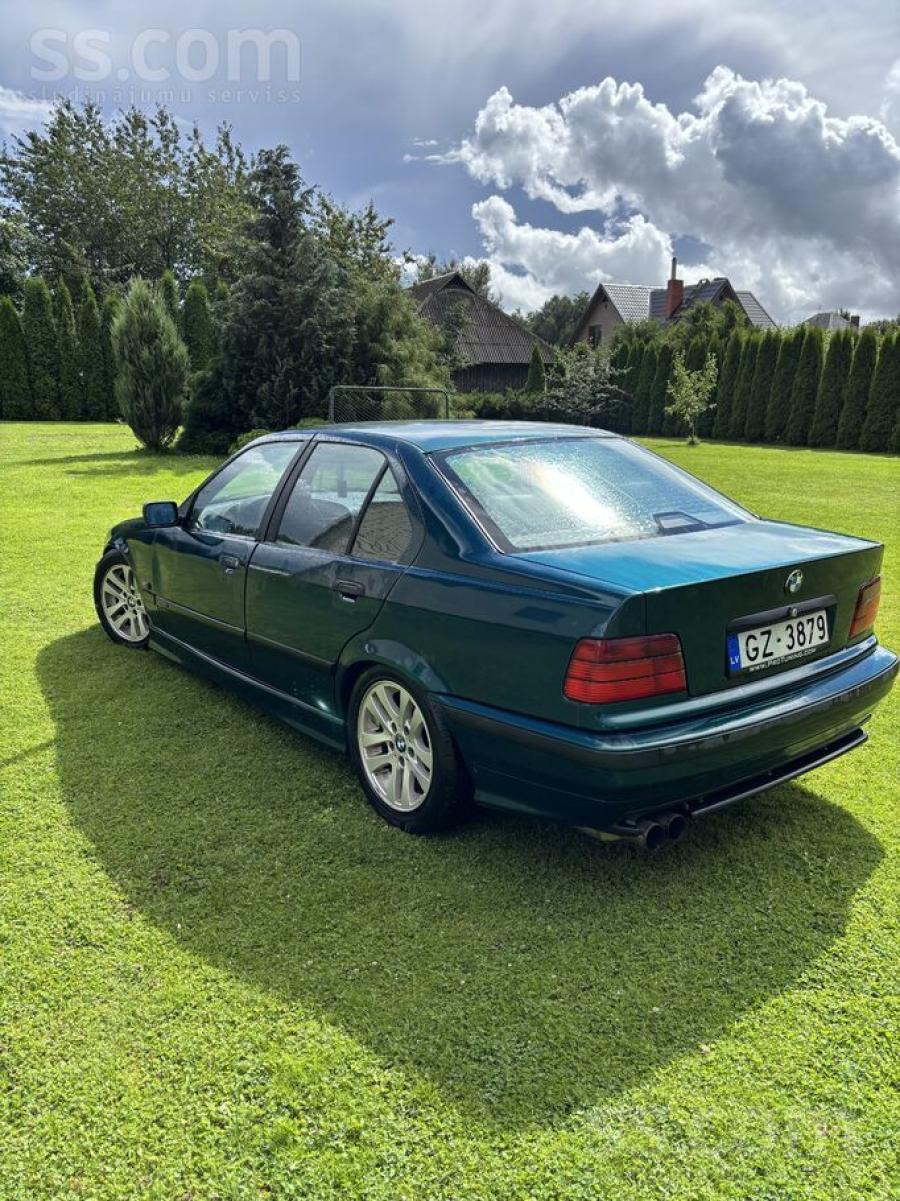 Green BMW 316 1996 in Talsi, with an engine capacity of 2.00 L and mileage of 191 thousand km for 3050 €, photo 7 on AUTOMOTO.COM.LV