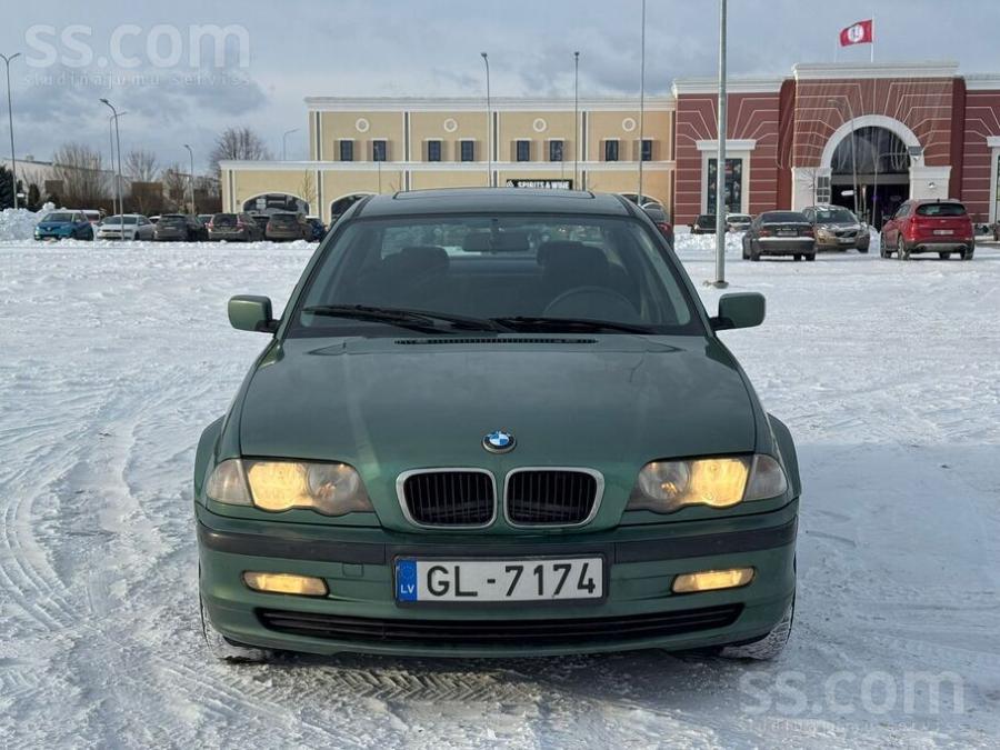 Green BMW 316 2000 in Riga, with an engine capacity of 1.90 L and mileage of 225 thousand km for 1850 €, photo 1 on AUTOMOTO.COM.LV