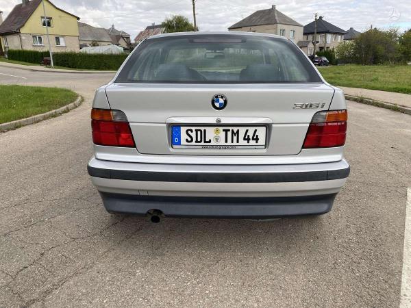 Grey BMW 316 1999 in Telschi, with an engine capacity of 1.90 L and mileage of 134 thousand km for 2200 €, photo 6 on AUTOMOTO.COM.LV