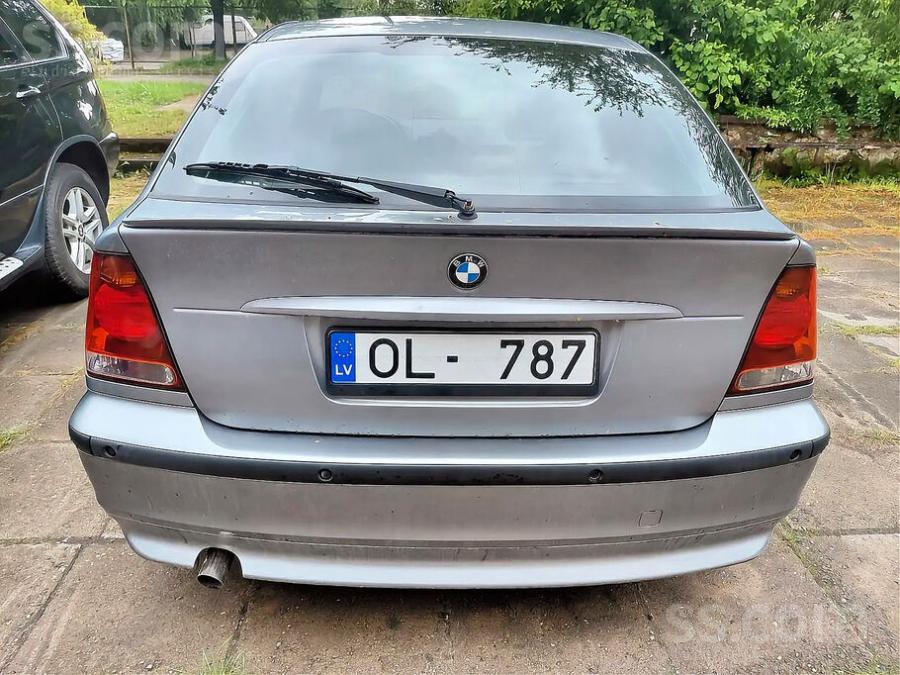 Серый БМВ 316 2004 в Цесис, объемом двигателя 1.80 л и пробегом 277 тыс. км за 1300 €, фото 1 на AUTOMOTO.COM.LV