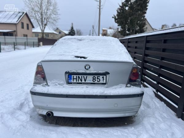 Grey BMW 316 2001 in Kaunas, with an engine capacity of 1.80 L and mileage of 264 thousand km for 1300 €, photo 6 on AUTOMOTO.COM.LV