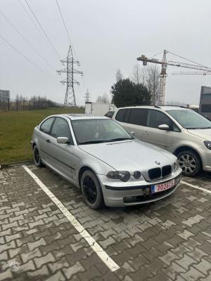 Grey BMW 316 2002 in Vilnius, with an engine capacity of 1.80 L and mileage of 220 thousand km for 1200 €, photo  on AUTOMOTO.COM.LV