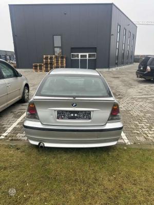 Pelēks BMW 316 2002 Viļņa, ar dzinēja tilpumu 1.80 L un nobraukumu 220 tūkst. km par 1200 €, foto 3 vietnē AUTOMOTO.COM.LV
