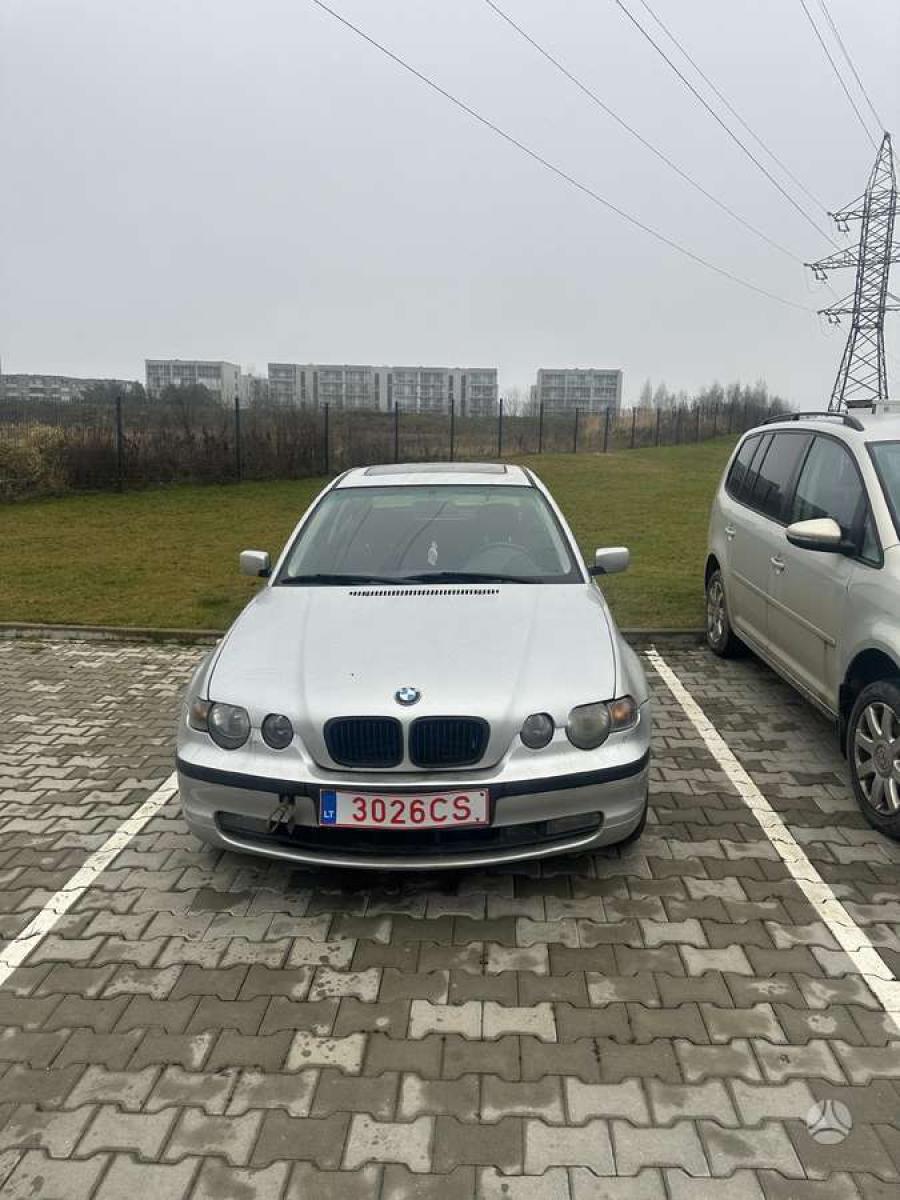 Pelēks BMW 316 2002 Viļņa, ar dzinēja tilpumu 1.80 L un nobraukumu 220 tūkst. km par 1200 €, foto 5 vietnē AUTOMOTO.COM.LV