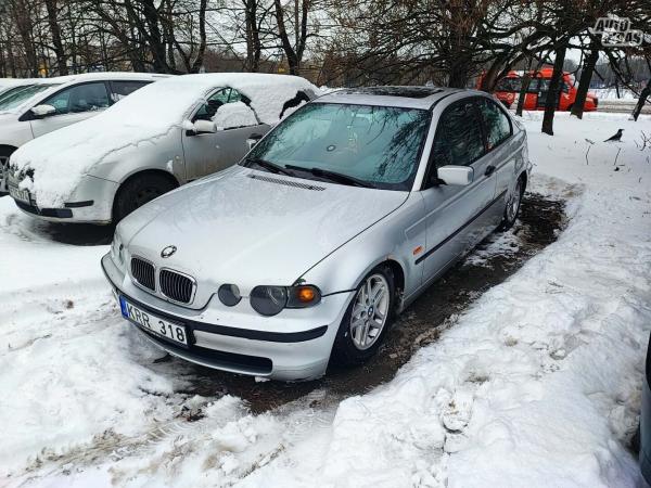 Pelēks BMW 316 2002 Kauņa, ar dzinēja tilpumu 1.80 L un nobraukumu 298 tūkst. km par 1500 €, foto 2 vietnē AUTOMOTO.COM.LV