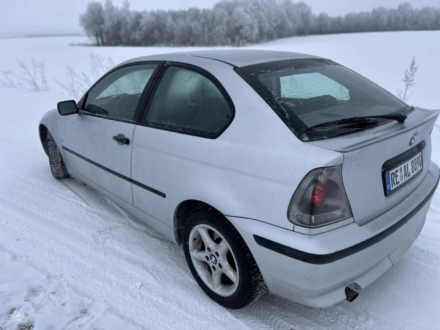 Pelēks BMW 316 2003 Kelmė, ar dzinēja tilpumu 1.60 L un nobraukumu 195 tūkst. km par 1450 €, foto 5 vietnē AUTOMOTO.COM.LV