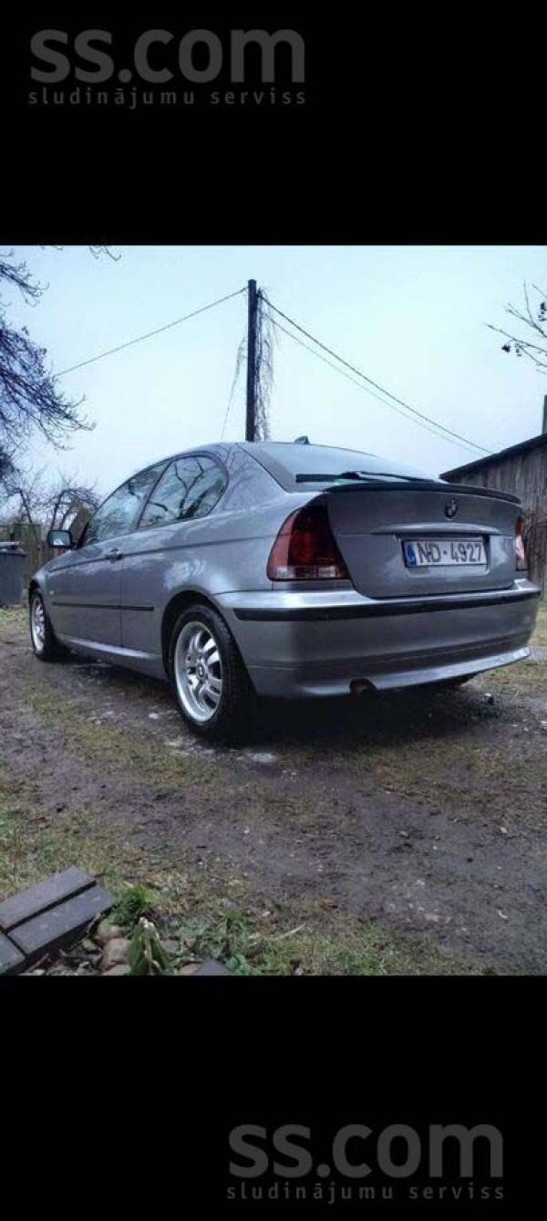Grey BMW 316 2004 in Valmiera, with an engine capacity of 1.80 L and mileage of 250 thousand km for 8950 €, photo 2 on AUTOMOTO.COM.LV