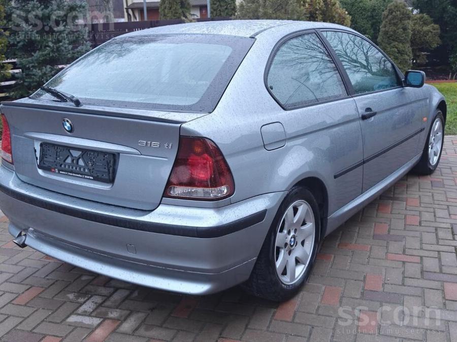 Grey BMW 316 2004 in Ogre, with an engine capacity of 1.80 L and mileage of 252 thousand km for 2000 €, photo 8 on AUTOMOTO.COM.LV