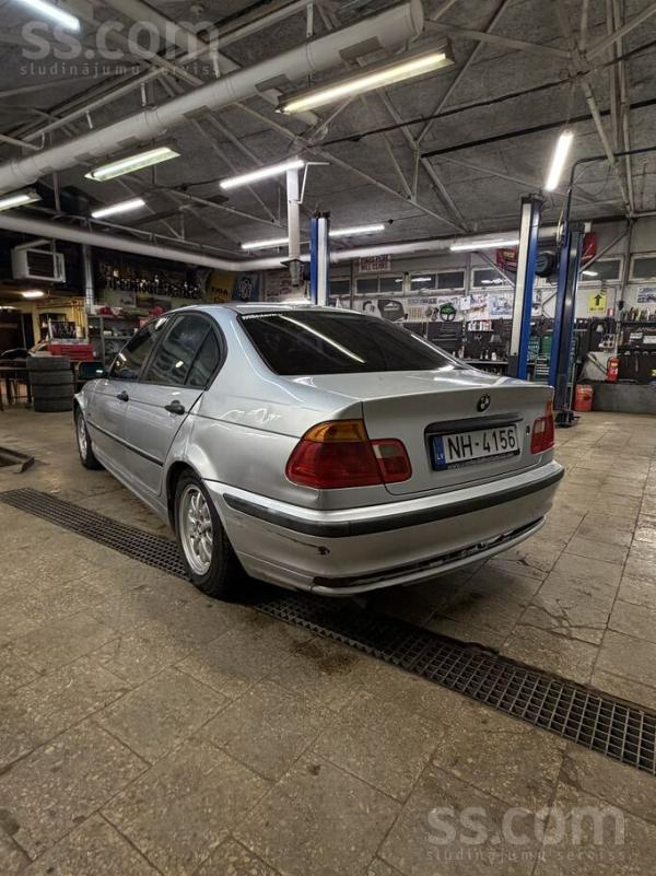 Grey BMW 316 1999 in Riga, with an engine capacity of 1.90 L and mileage of 299 thousand km for 1750 €, photo 7 on AUTOMOTO.COM.LV