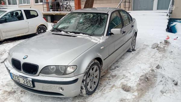 Pelēks BMW 316 2003 Kauņa, ar dzinēja tilpumu 1.80 L un nobraukumu 298 tūkst. km par 667 €, foto 1 vietnē AUTOMOTO.COM.LV