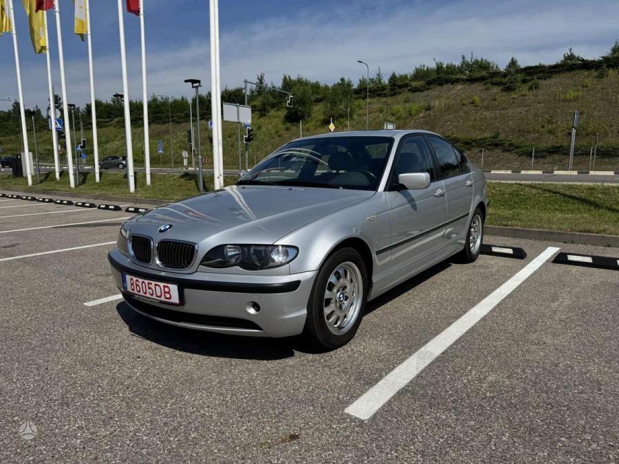 Pelēks BMW 316 2003 Viļņa, ar dzinēja tilpumu 1.80 L un nobraukumu 126 tūkst. km par 2900 €, foto 1 vietnē AUTOMOTO.COM.LV