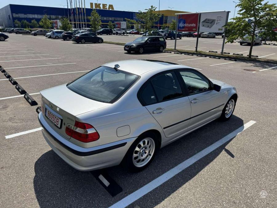 Pelēks BMW 316 2003 Viļņa, ar dzinēja tilpumu 1.80 L un nobraukumu 126 tūkst. km par 2900 €, foto 7 vietnē AUTOMOTO.COM.LV