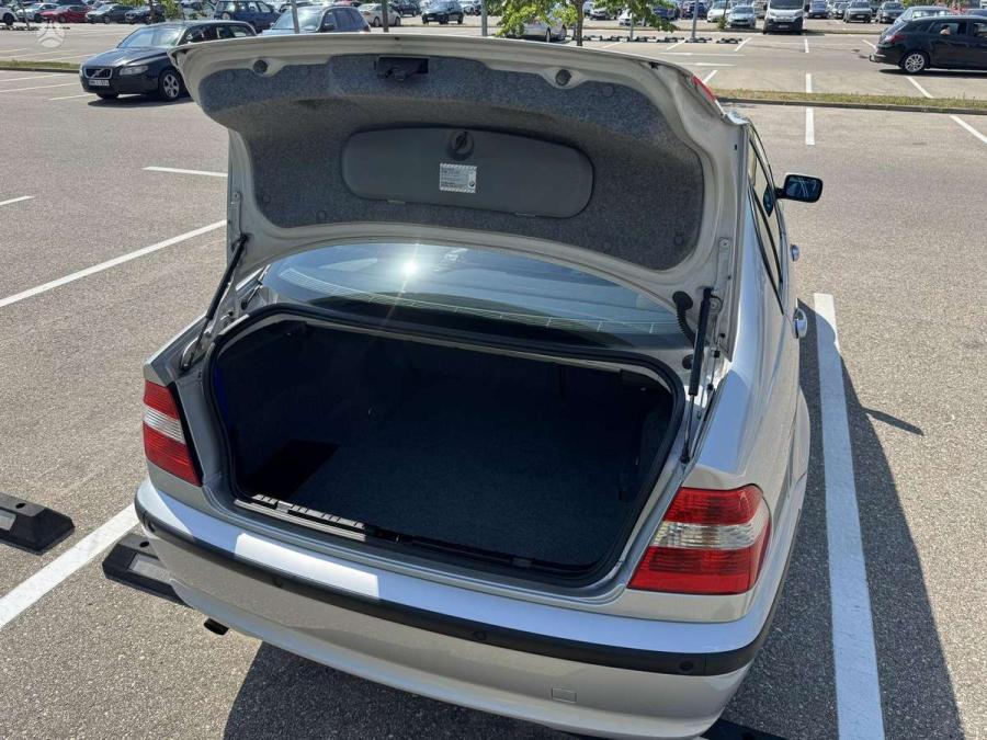 Pelēks BMW 316 2003 Viļņa, ar dzinēja tilpumu 1.80 L un nobraukumu 126 tūkst. km par 2900 €, foto 46 vietnē AUTOMOTO.COM.LV