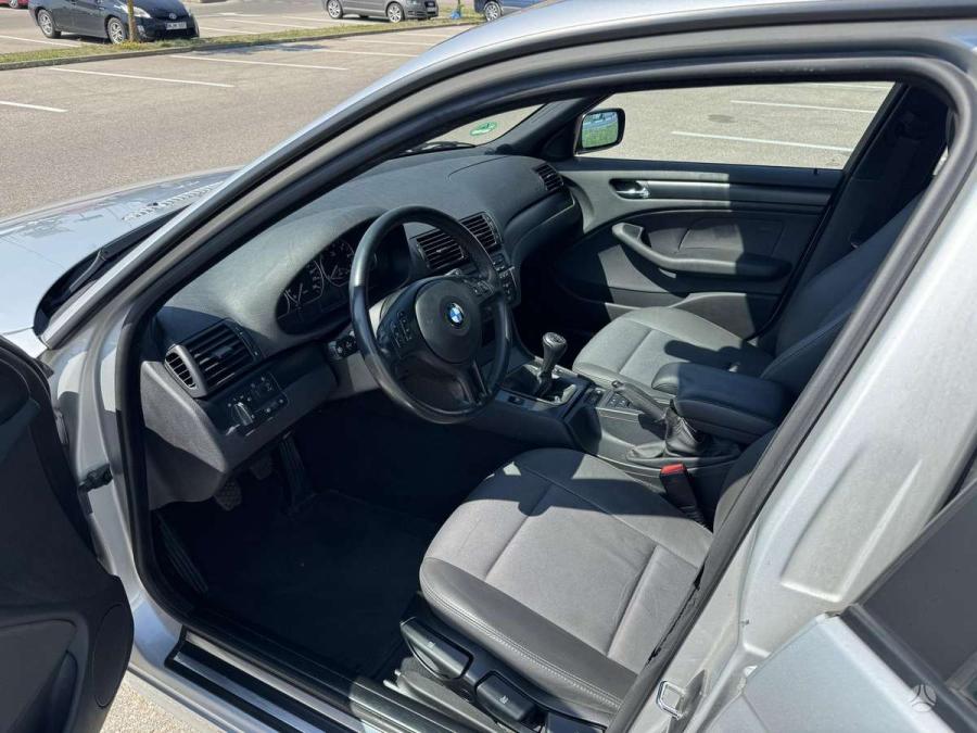 Pelēks BMW 316 2003 Viļņa, ar dzinēja tilpumu 1.80 L un nobraukumu 126 tūkst. km par 2900 €, foto 53 vietnē AUTOMOTO.COM.LV