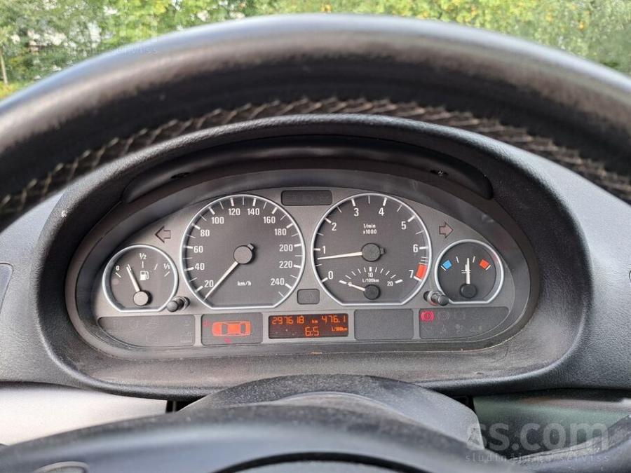 Серый БМВ 316 2003 в Рига, объемом двигателя 1.80 л и пробегом 298 тыс. км за 1750 €, фото 13 на AUTOMOTO.COM.LV