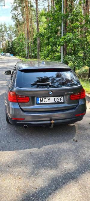 Pelēks BMW 316 2013 Druskininkai, ar dzinēja tilpumu 2.00 L un nobraukumu 191 tūkst. km par 7300 €, foto 4 vietnē AUTOMOTO.COM.LV
