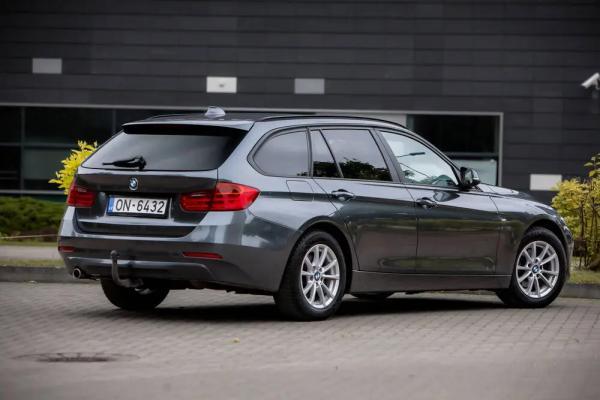 Grey BMW 316 2013 in Jelgava, with an engine capacity of 2.00 L and mileage of 295 thousand km for 6990 €, photo 10 on AUTOMOTO.COM.LV
