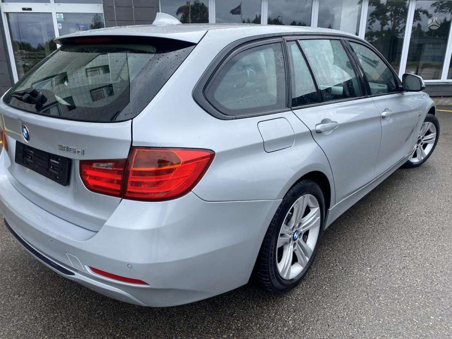 Grey BMW 316 2015 in Panevezys, with an engine capacity of 2.00 L and mileage of 300 thousand km for 5750 €, photo 6 on AUTOMOTO.COM.LV