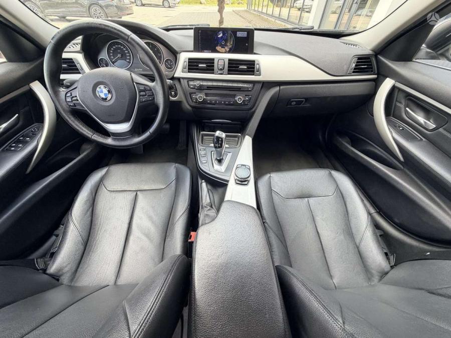 Grey BMW 316 2015 in Vilnius, with an engine capacity of 2.00 L and mileage of 282 thousand km for 7900 €, photo 6 on AUTOMOTO.COM.LV