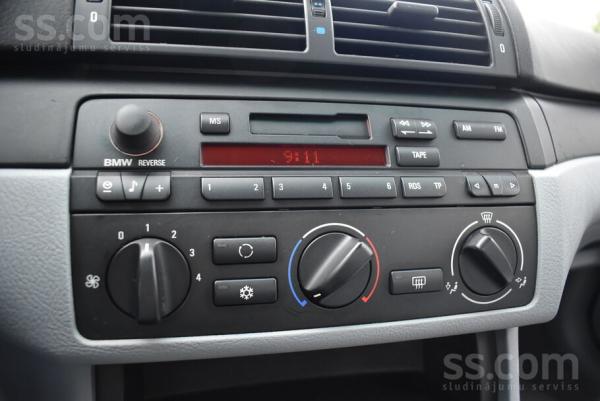 BMW 316 2001 in Kuldiga, with an engine capacity of 1.80 L and mileage of 0 thousand km for 3350 €, photo 9 on AUTOMOTO.COM.LV