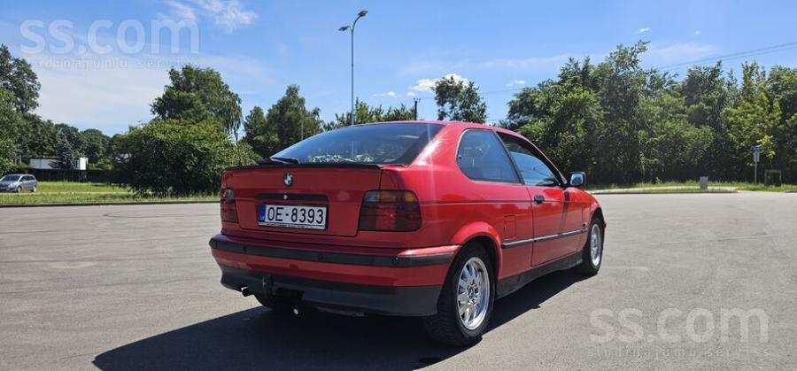 Sarkans BMW 316 1994 Rīga, ar dzinēja tilpumu 1.60 L un nobraukumu 173 tūkst. km par 2500 €, foto 3 vietnē AUTOMOTO.COM.LV