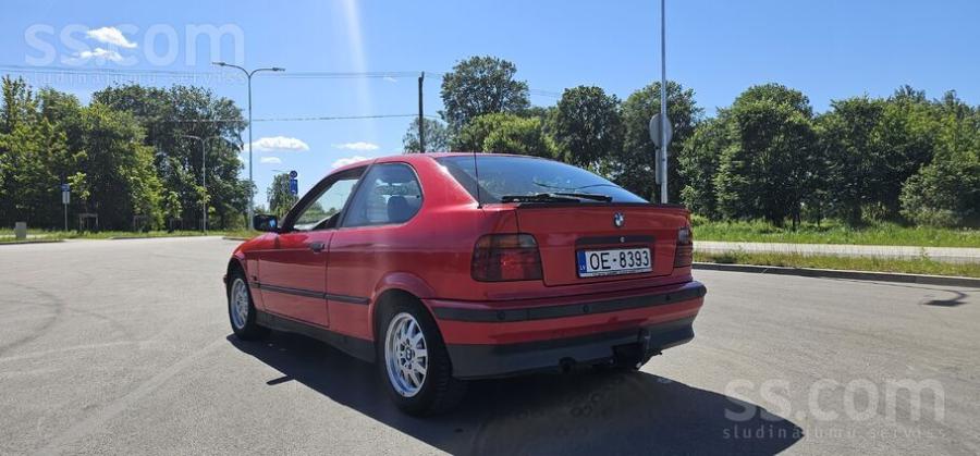 Sarkans BMW 316 1994 Rīga, ar dzinēja tilpumu 1.60 L un nobraukumu 173 tūkst. km par 2500 €, foto 4 vietnē AUTOMOTO.COM.LV