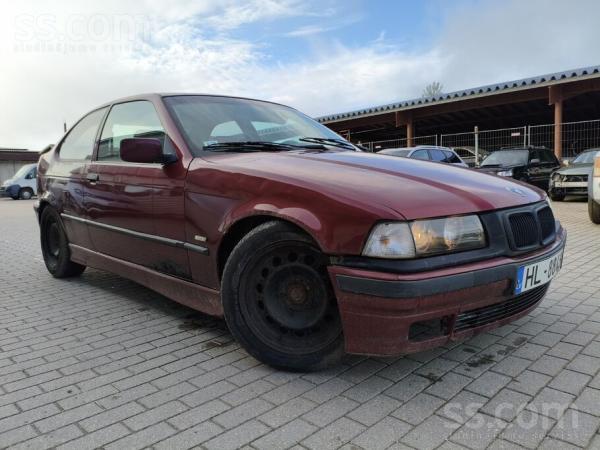 Sarkans BMW 316 1997 Preiļi, ar dzinēja tilpumu 1.60 L un nobraukumu 355 tūkst. km par 990 €, foto 3 vietnē AUTOMOTO.COM.LV