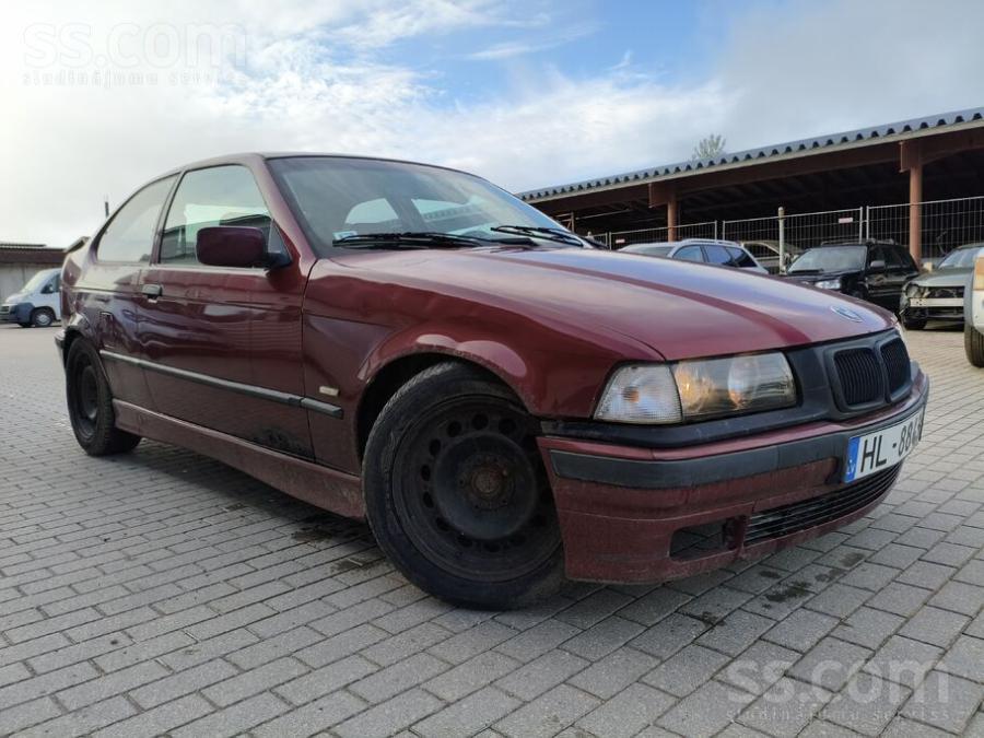 Sarkans BMW 316 1997 Preiļi, ar dzinēja tilpumu 1.60 L un nobraukumu 355 tūkst. km par 990 €, foto 3 vietnē AUTOMOTO.COM.LV