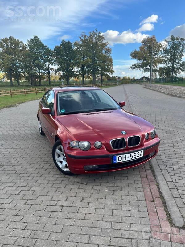 Sarkans BMW 316 2003 Valmiera, ar dzinēja tilpumu 1.80 L un nobraukumu 141 tūkst. km par 1999 €, foto 2 vietnē AUTOMOTO.COM.LV