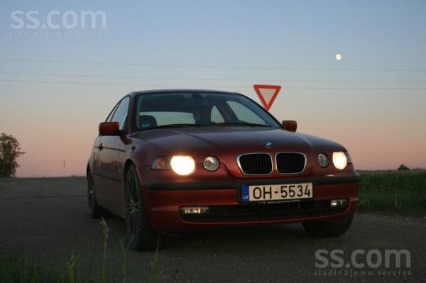 Sarkans BMW 316 2003 Tukums, ar dzinēja tilpumu 1.80 L un nobraukumu 144 tūkst. km par 3200 €, foto 2 vietnē AUTOMOTO.COM.LV