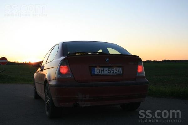 Sarkans BMW 316 2003 Tukums, ar dzinēja tilpumu 1.80 L un nobraukumu 144 tūkst. km par 3200 €, foto 4 vietnē AUTOMOTO.COM.LV