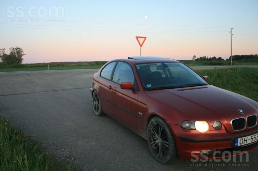 Sarkans BMW 316 2003 Tukums, ar dzinēja tilpumu 1.80 L un nobraukumu 144 tūkst. km par 3200 €, foto 6 vietnē AUTOMOTO.COM.LV
