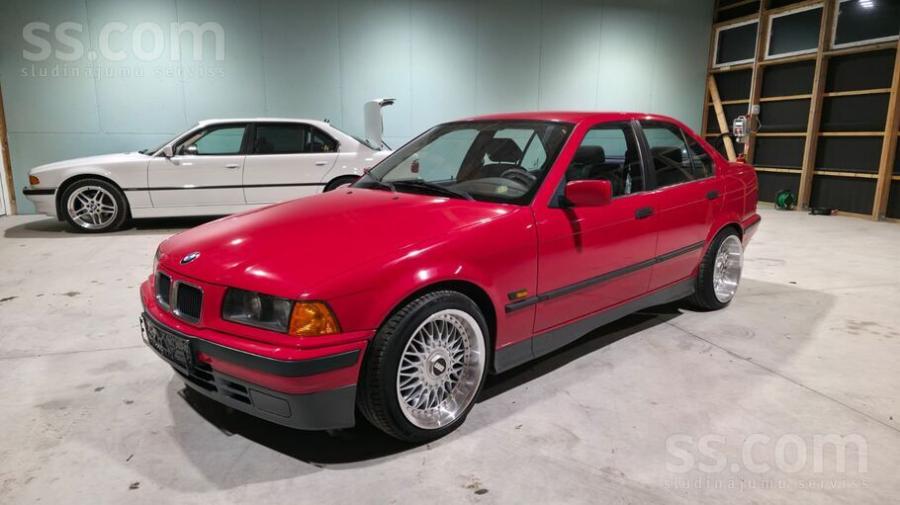 Red BMW 316 1996 in Riga, with an engine capacity of 1.60 L and mileage of 123 thousand km for 6250 €, photo 3 on AUTOMOTO.COM.LV