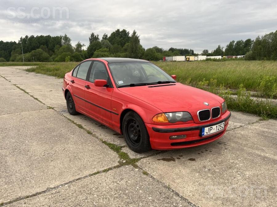 Sarkans BMW 316 1999 Rīga, ar dzinēja tilpumu 1.60 L un nobraukumu 252 tūkst. km par 1100 €, foto 2 vietnē AUTOMOTO.COM.LV