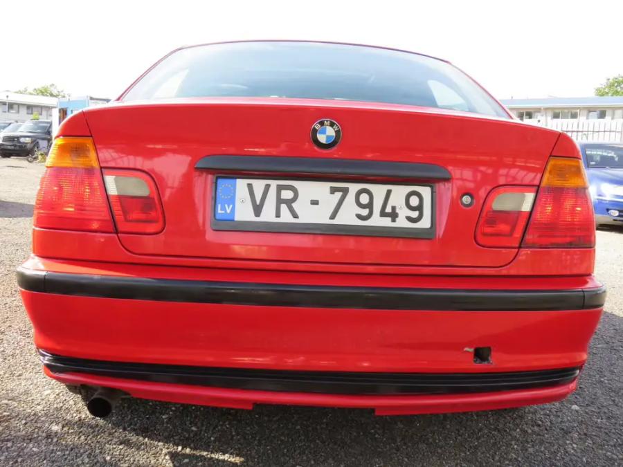 Sarkans BMW 316 1999 Rīga, ar dzinēja tilpumu 1.90 L un nobraukumu 200 tūkst. km par 1390 €, foto 5 vietnē AUTOMOTO.COM.LV