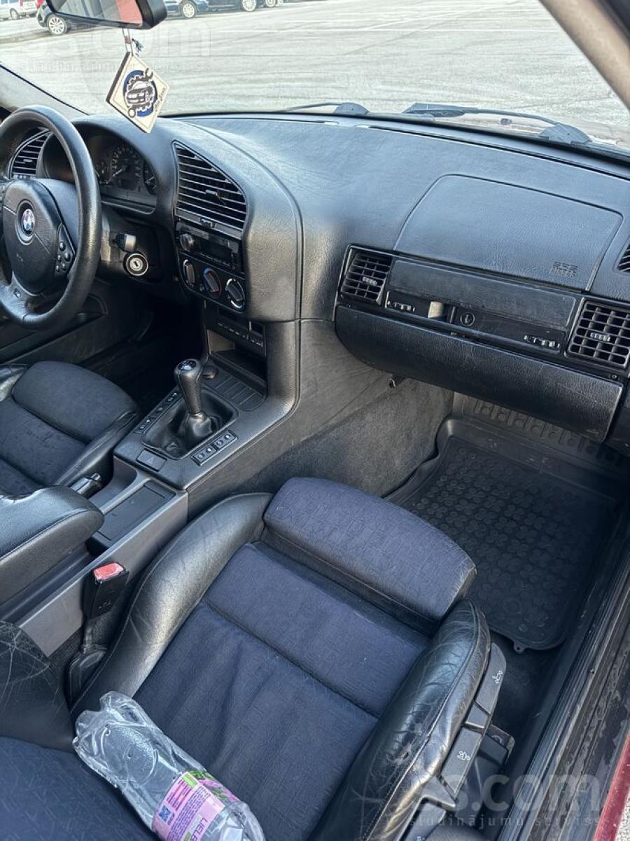 Sarkans BMW 316 1997 Kuldīga, ar dzinēja tilpumu 1.60 L un nobraukumu 174 tūkst. km par 1850 €, foto 9 vietnē AUTOMOTO.COM.LV