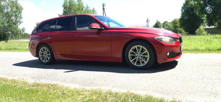 Red BMW 316 2015 in Svencionys, with an engine capacity of 2.00 L and mileage of 240 thousand km for 7900 €, photo 9 on AUTOMOTO.COM.LV