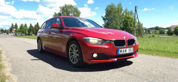 Red BMW 316 2015 in Svencionys, with an engine capacity of 2.00 L and mileage of 240 thousand km for 7900 €, photo 10 on AUTOMOTO.COM.LV