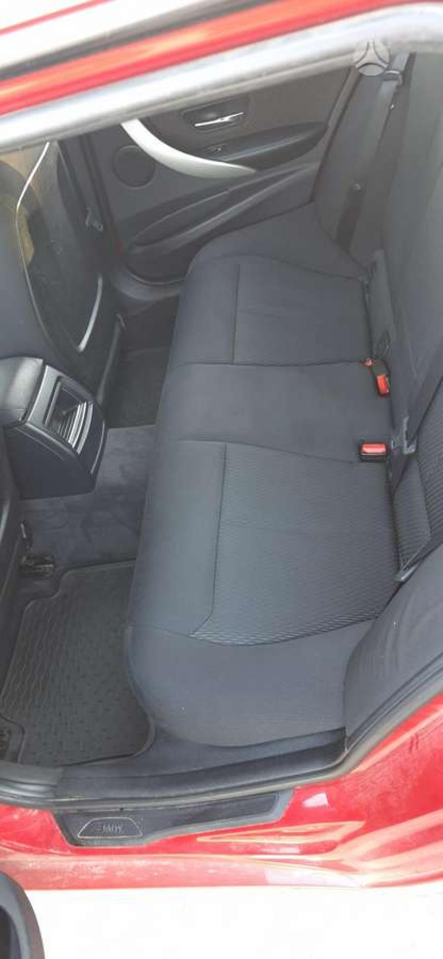 Red BMW 316 2015 in Svencionys, with an engine capacity of 2.00 L and mileage of 240 thousand km for 7900 €, photo 16 on AUTOMOTO.COM.LV